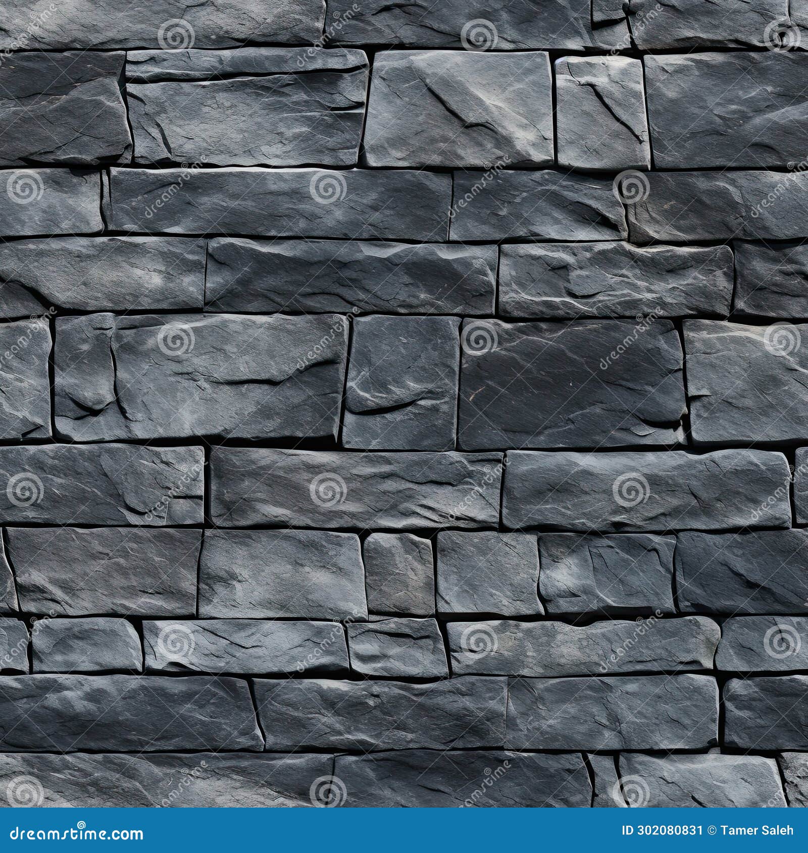 Stone Texture Seamless Pattern. Stock Illustration - Illustration of ...