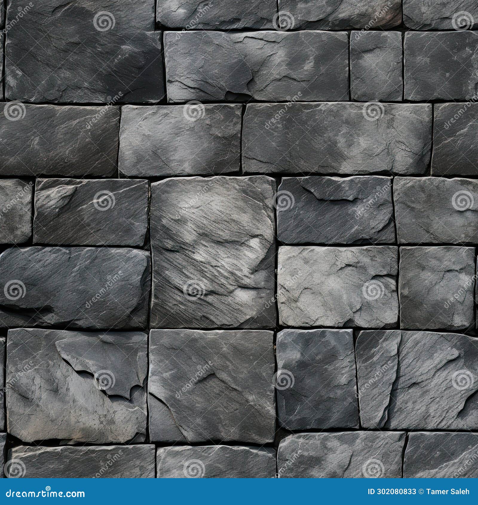 Stone Texture Seamless Pattern. Stock Illustration - Illustration of ...