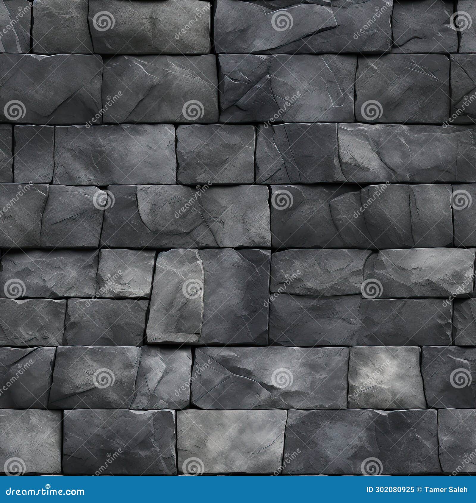 Stone Texture Seamless Pattern. Stock Illustration - Illustration of ...