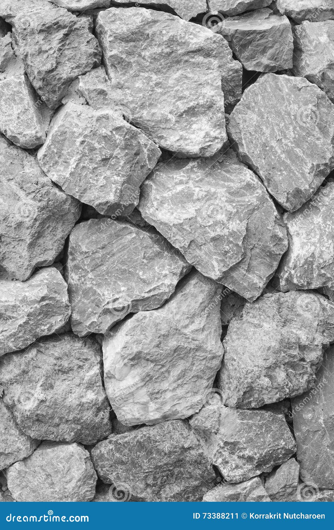 Stone Texture Wall Background ,grayscale Stock Image - Image of ...