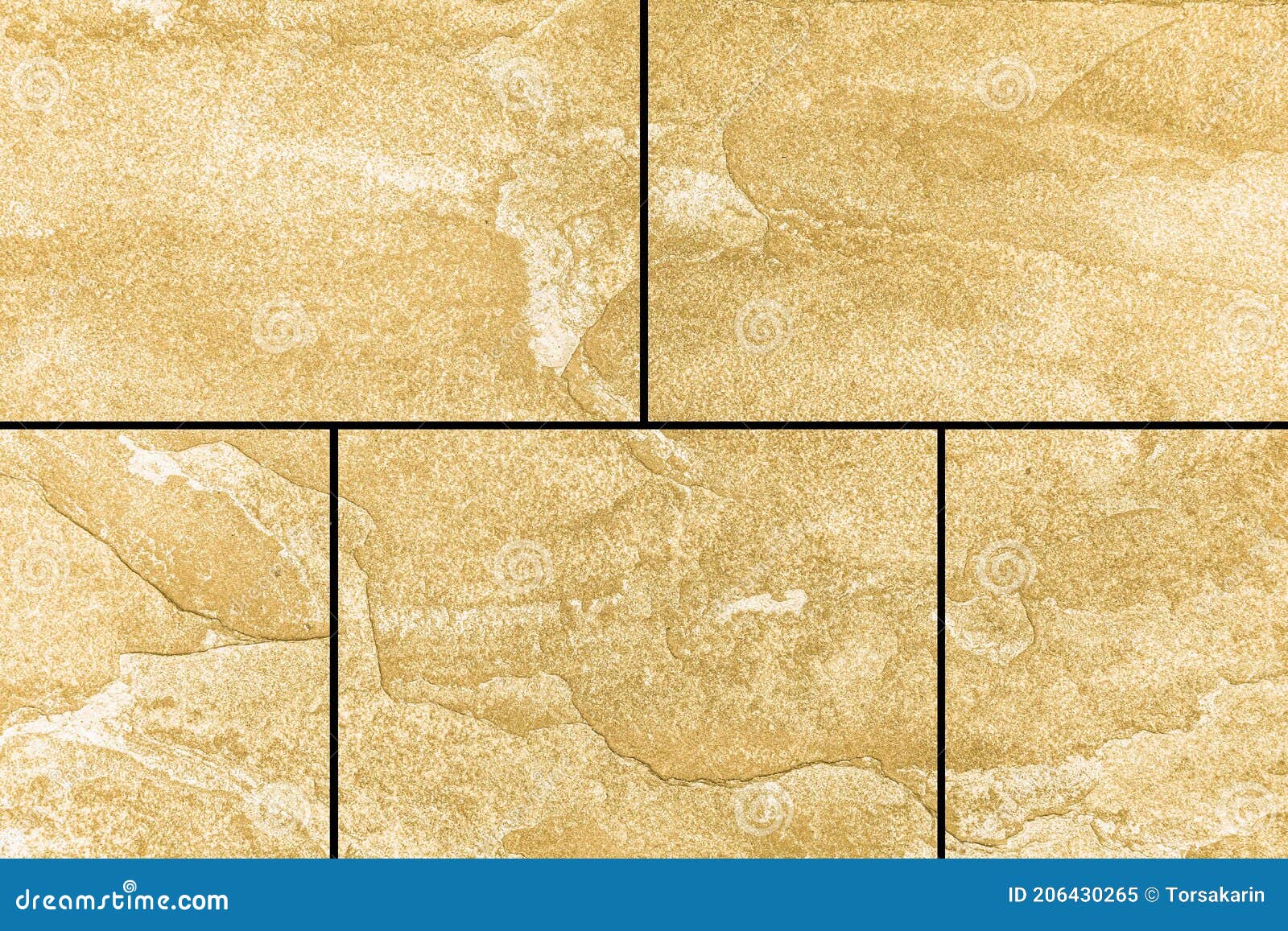 Stone Tile Floor Pattern and Seamless Background Stock Image - Image of ...