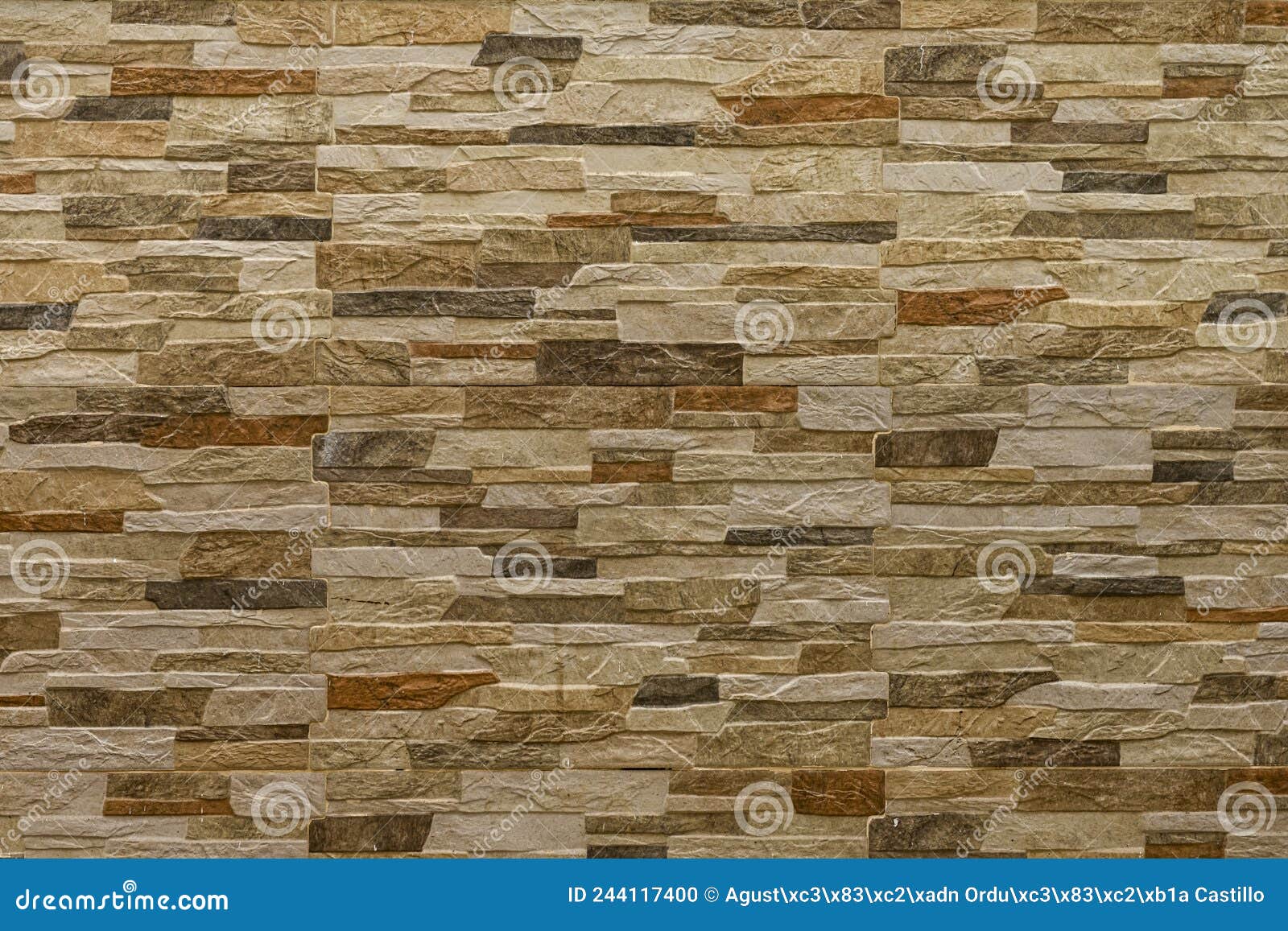 Stone Tile Wall Textures Background. Stock Photo - Image of room ...