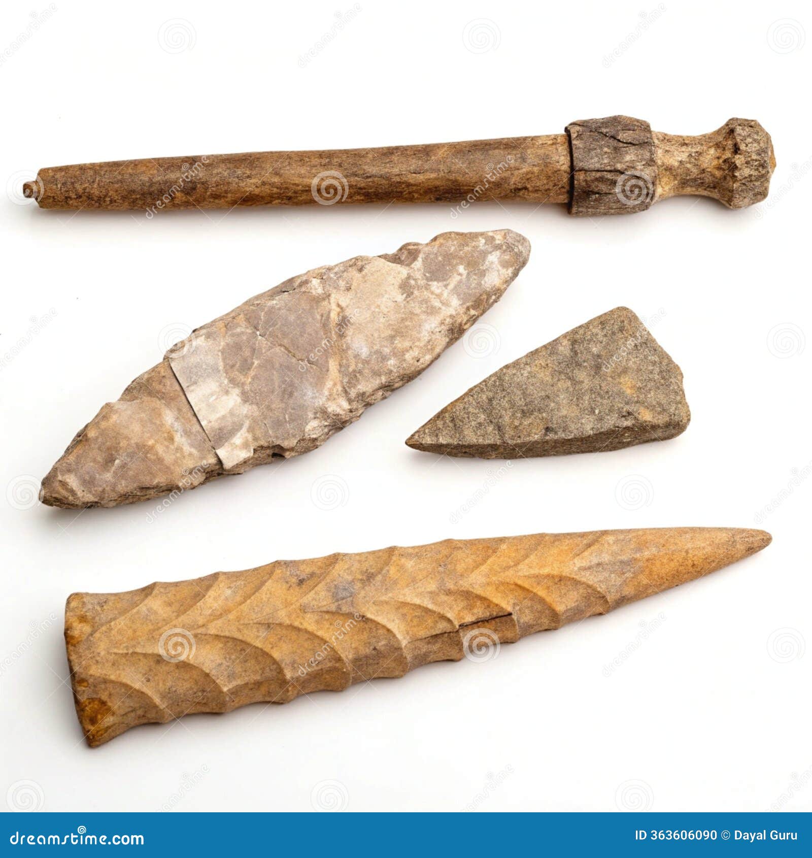 Stone Tools Icon In Cartoon Style Isolated On White Background. Stone ...