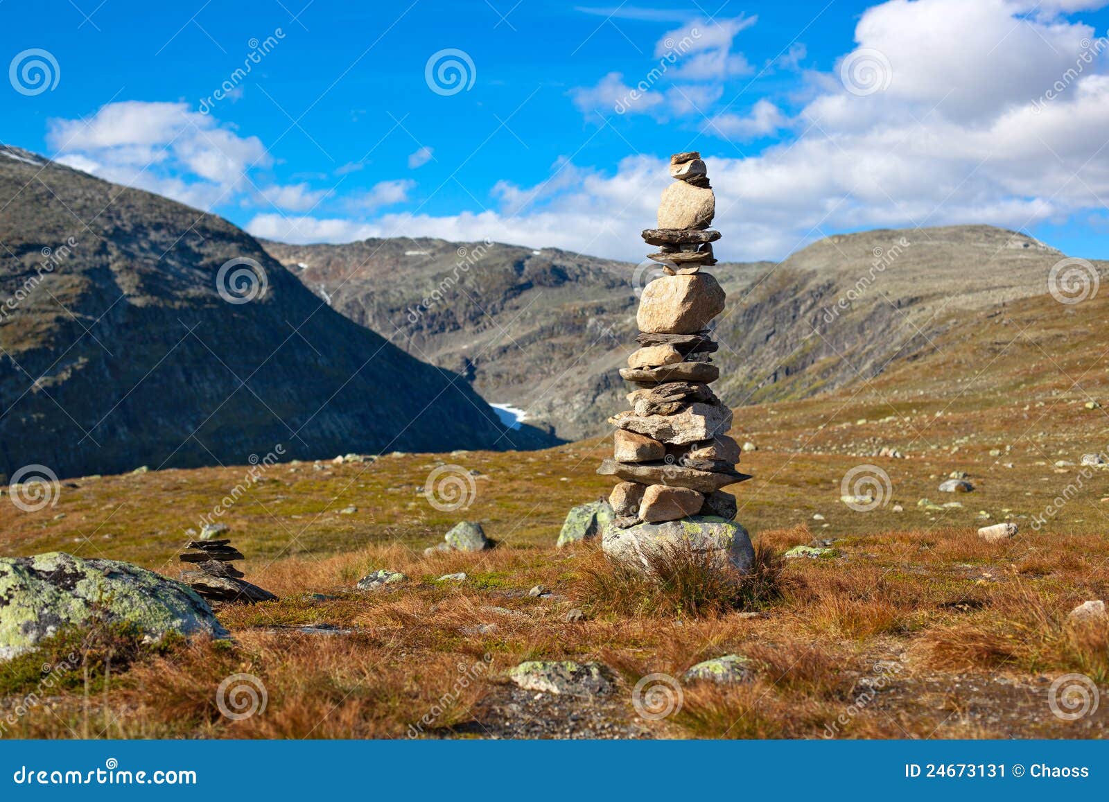 Stone tower stock image. Image of travel, norway, mountain - 24673131