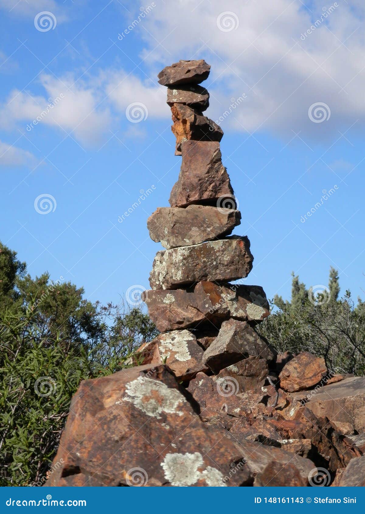Stone tower stock image. Image of stone, nature, tower - 148161143