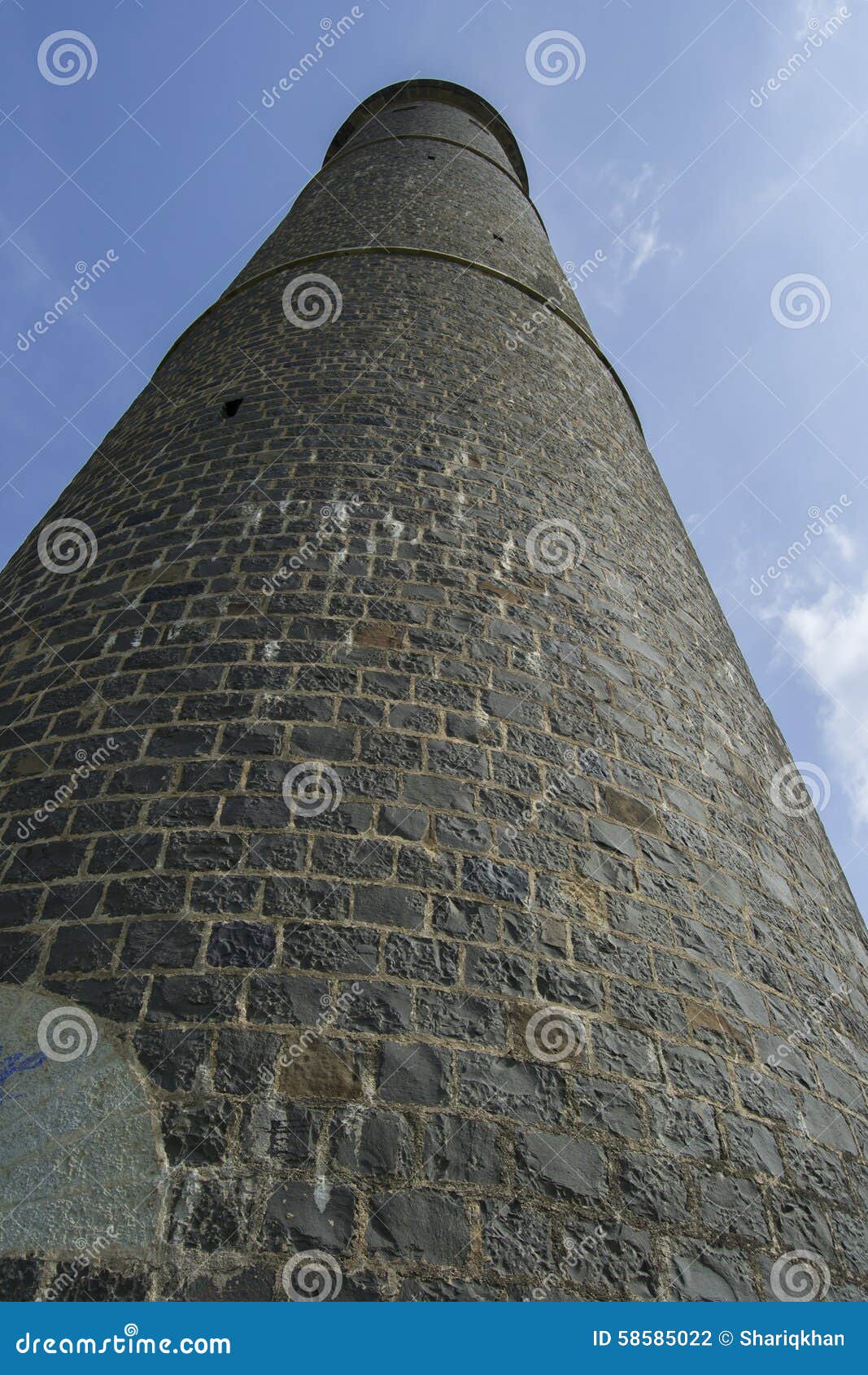 Stone Tower and Sky stock photo. Image of sailana, indore - 58585022