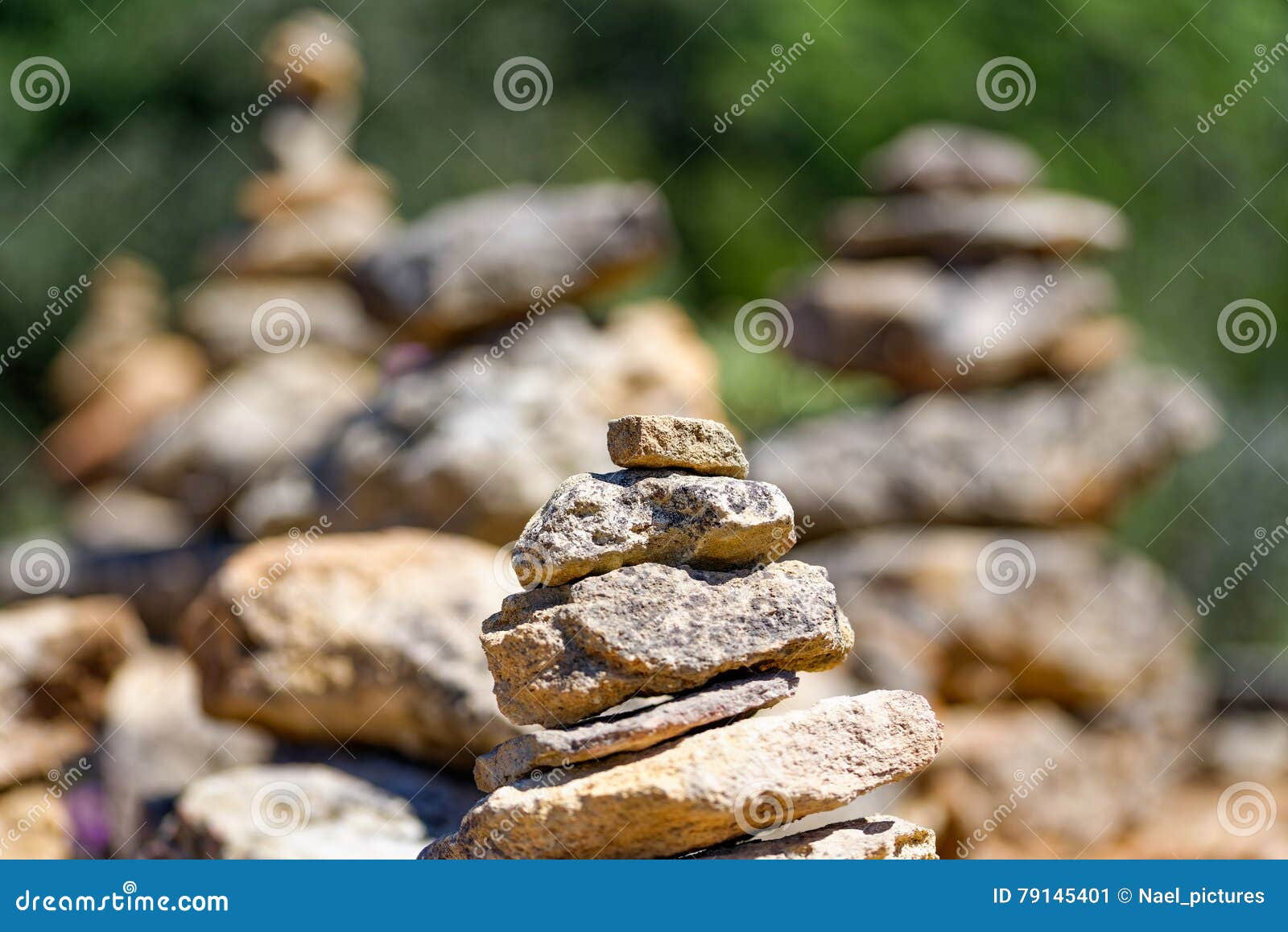 Stone tower stock image. Image of stones, funny, limestone - 79145401