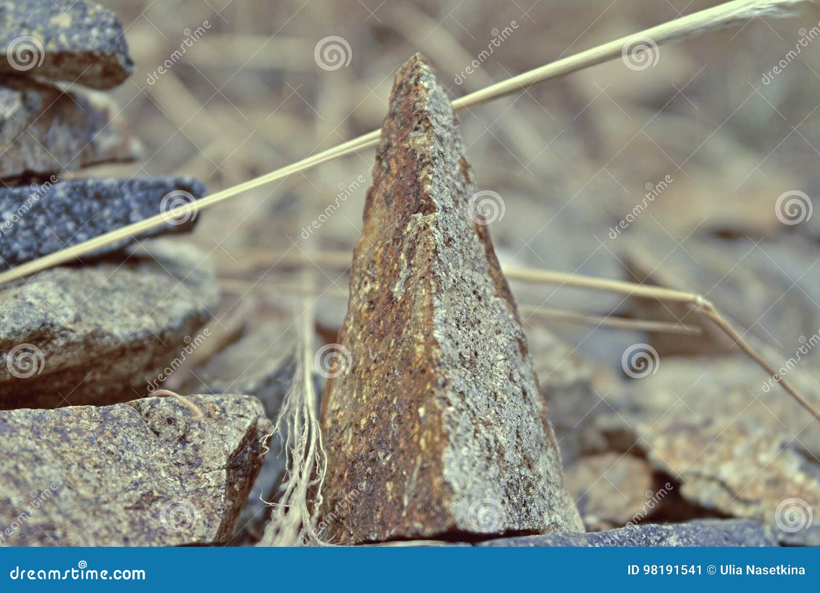 A stone triangle stock image. Image of backdrop, city - 98191541