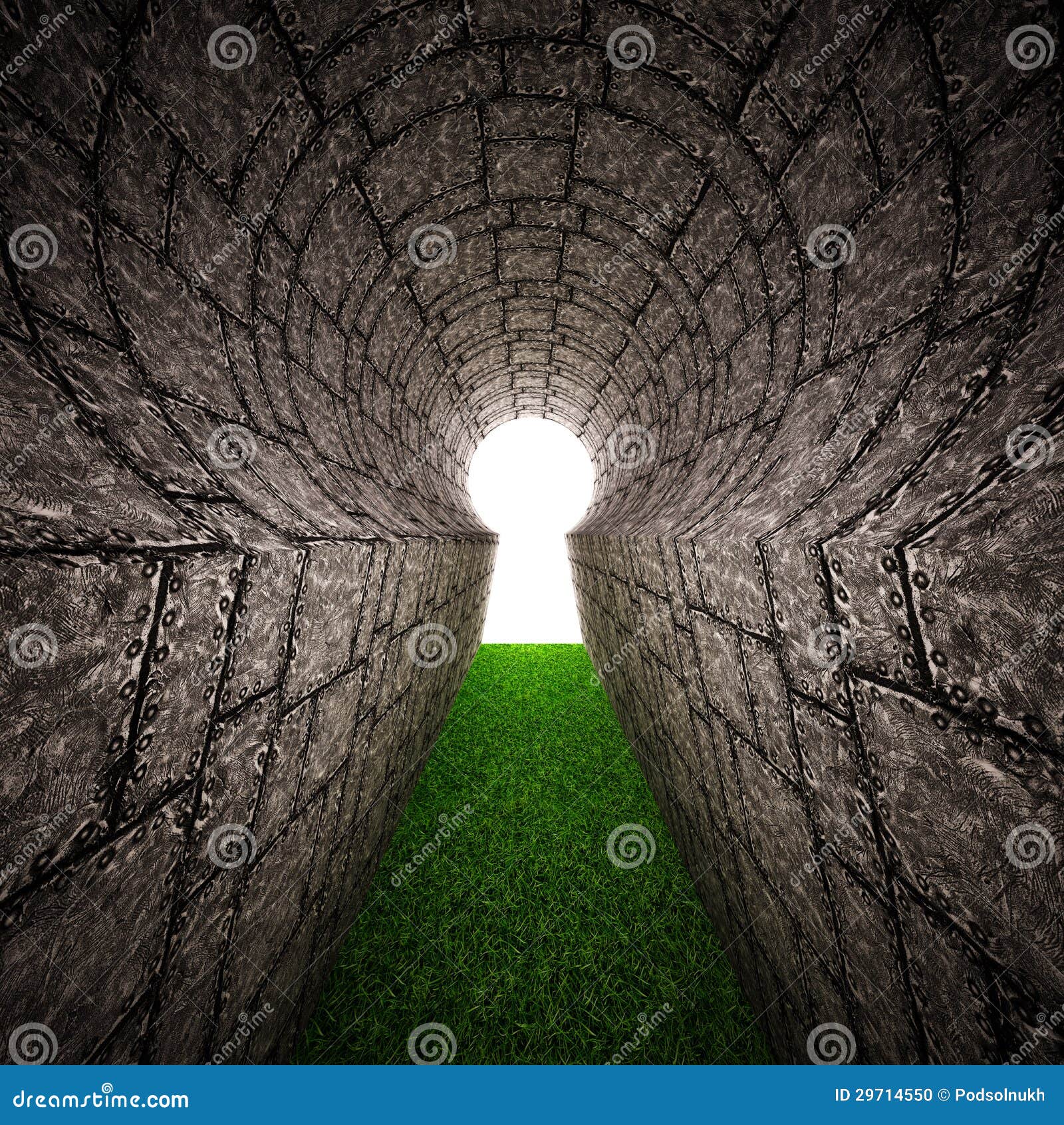 Stone keyhole stock illustration. Illustration of natural - 29714550