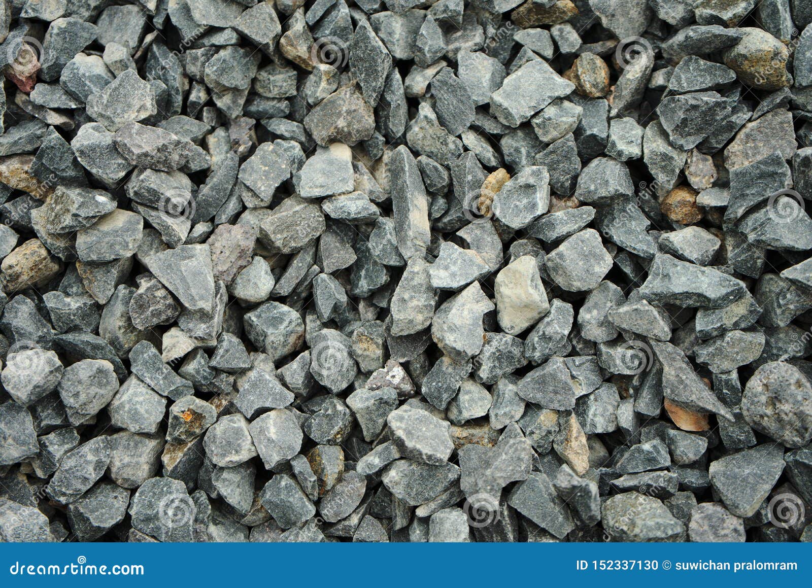 Stone Used in Road Construction Stock Photo - Image of patio, build ...