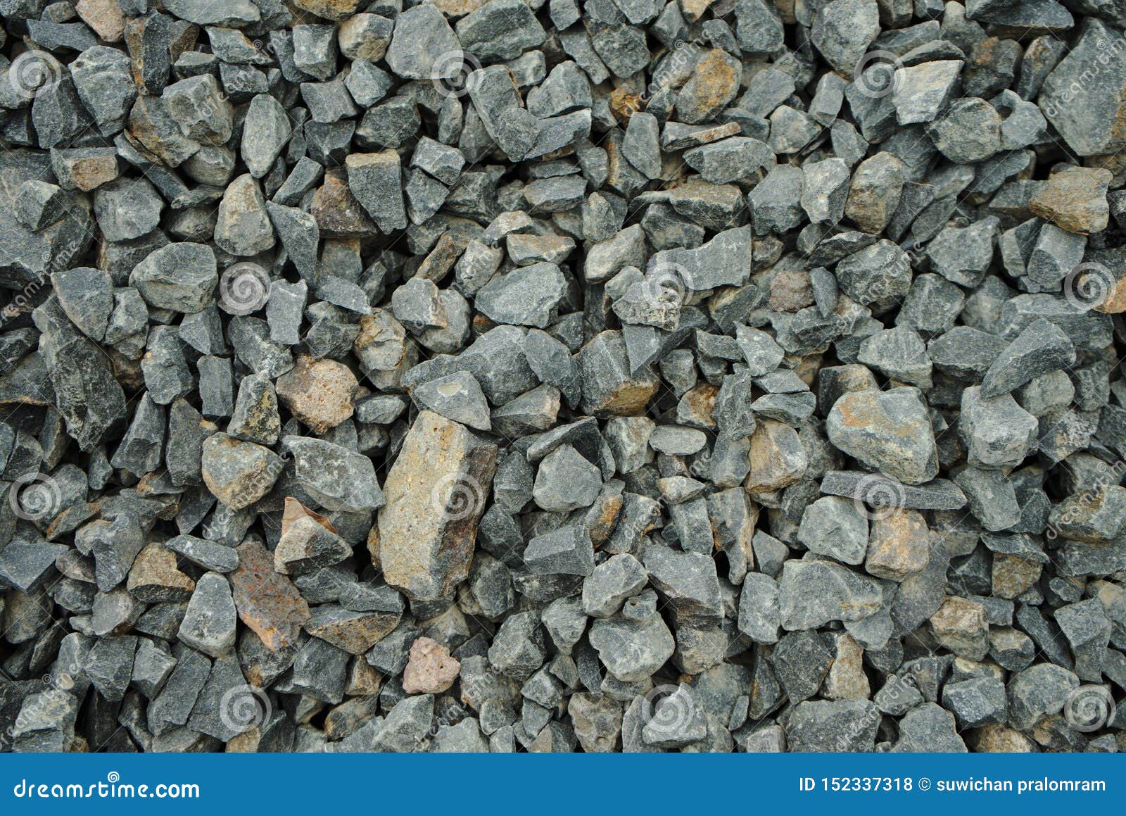 Stone Used in Road Construction Stock Photo - Image of business, garden ...