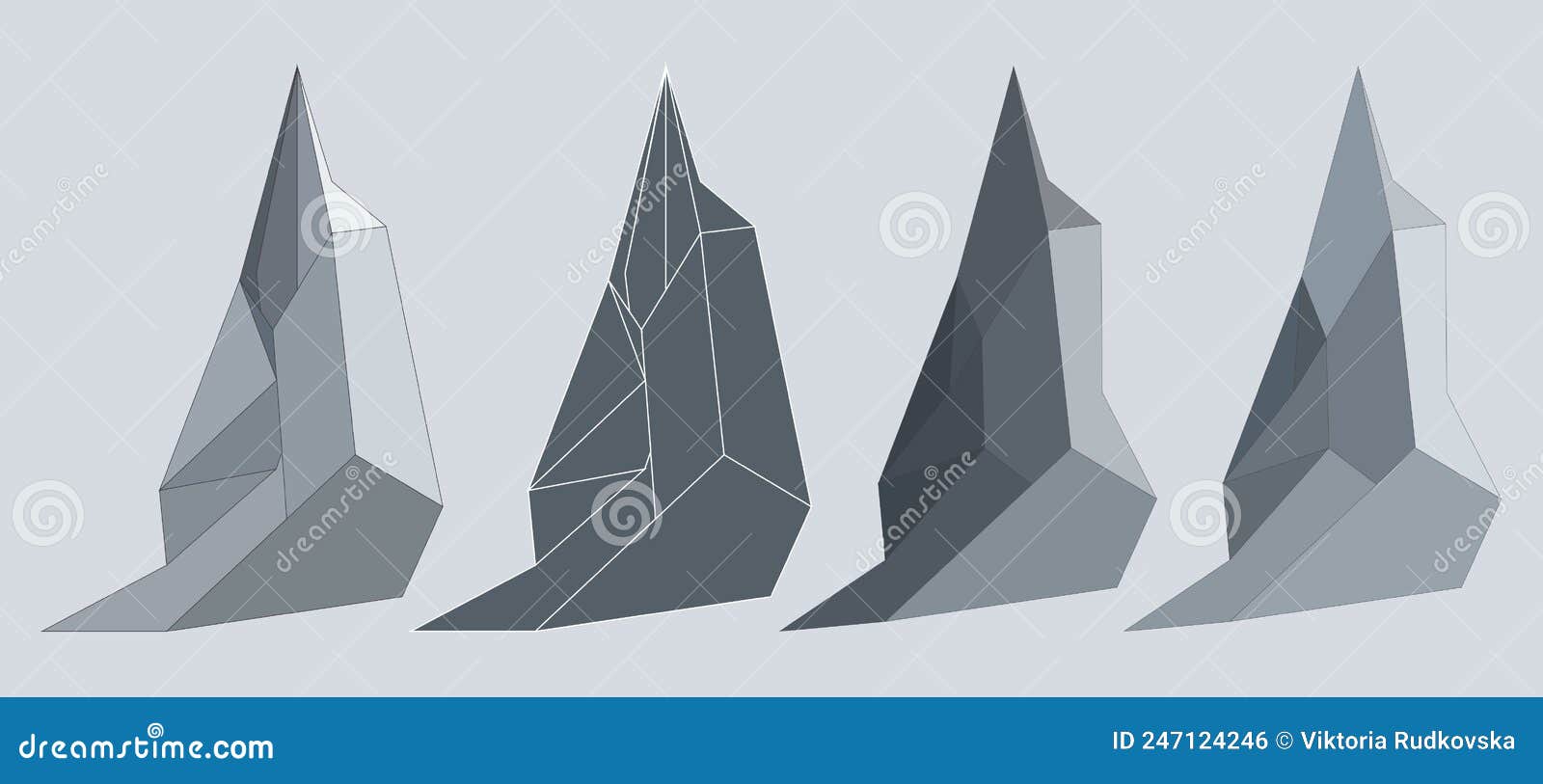 Boulders Sketch. Hand Drawn Graded Stones. Rocks And Minerals. Rough ...