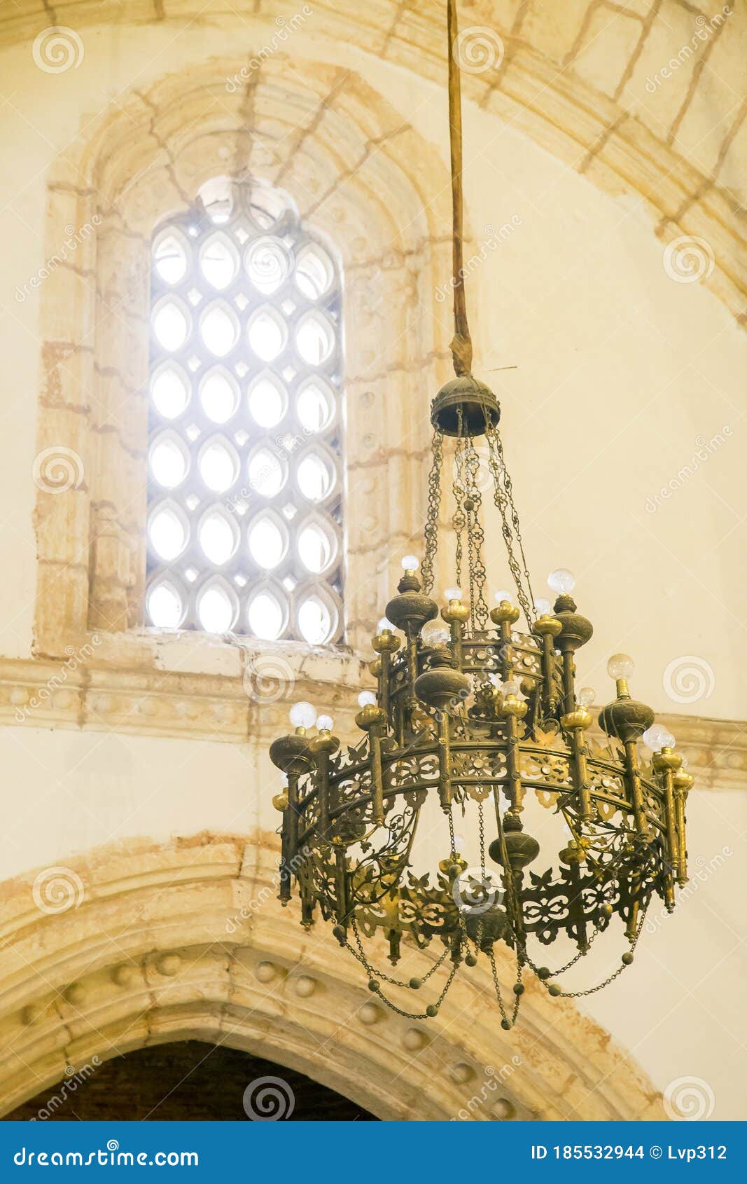 Stone Vault of the Temple from Below. Stock Photo - Image of church ...