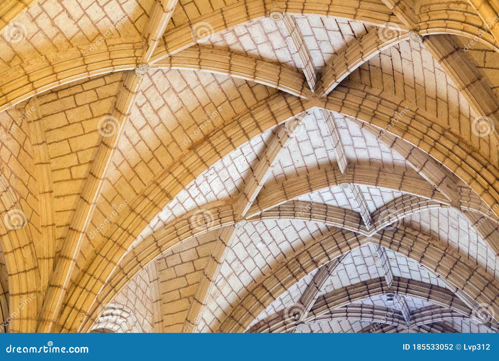 Stone Vault of the Temple from Below. Stock Photo - Image of built ...