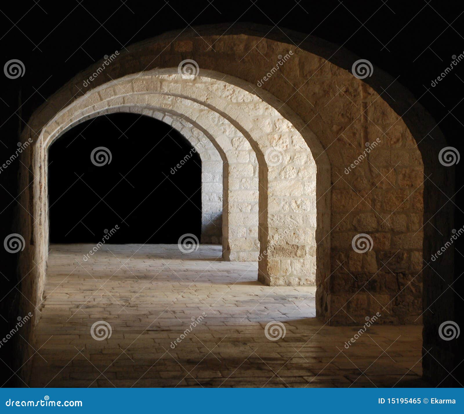 Stone vaults stock image. Image of antiquity, architectures - 15195465