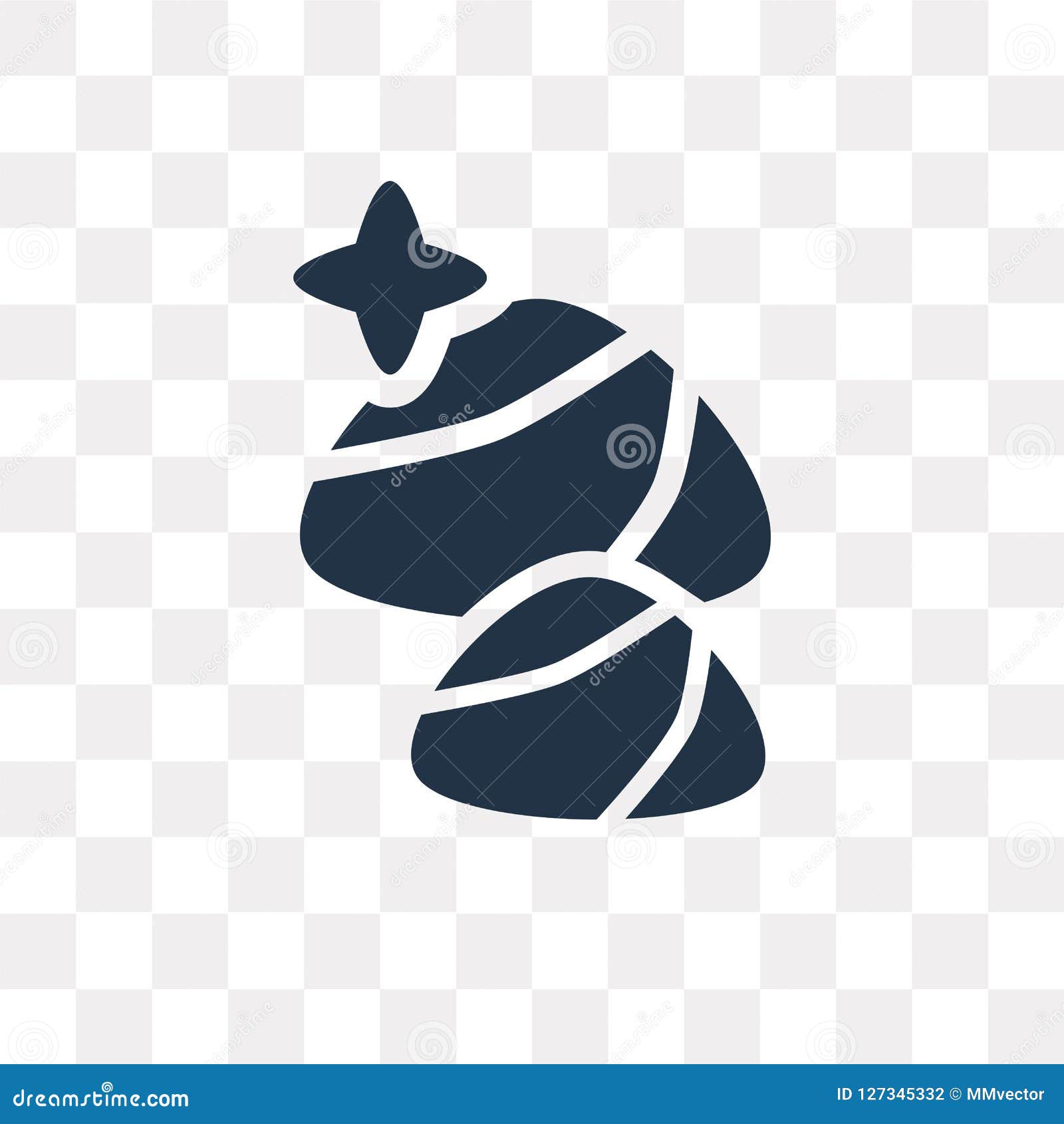 Stone Vector Icon Isolated on Transparent Background, Stone Tra Stock ...