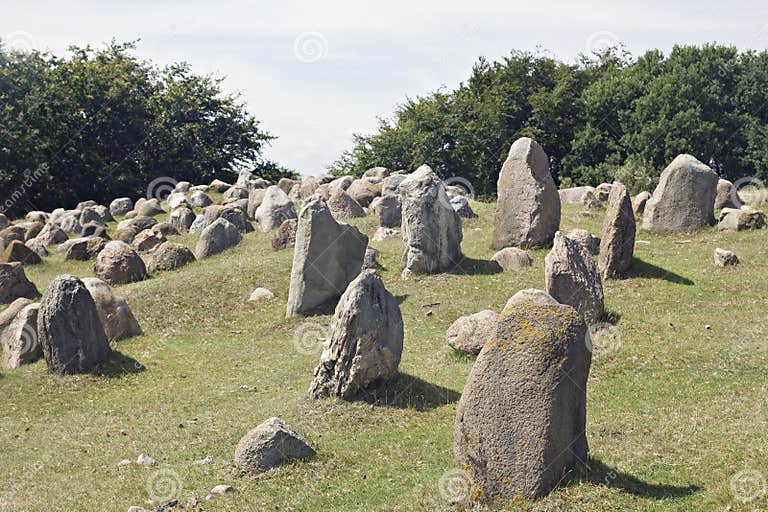 Stone viking graves stock image. Image of dolmens, monoliths - 22675211