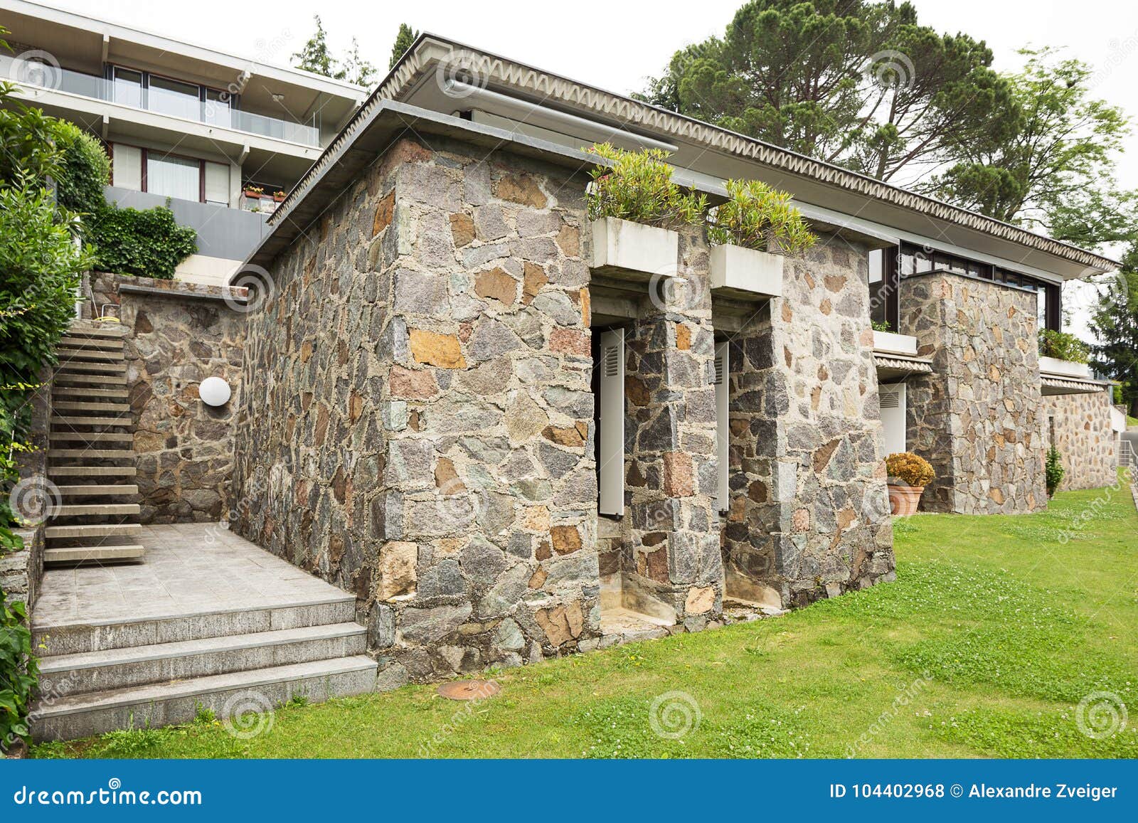 Luxury stone villa stock photo. Image of vintage, architecture - 104402968