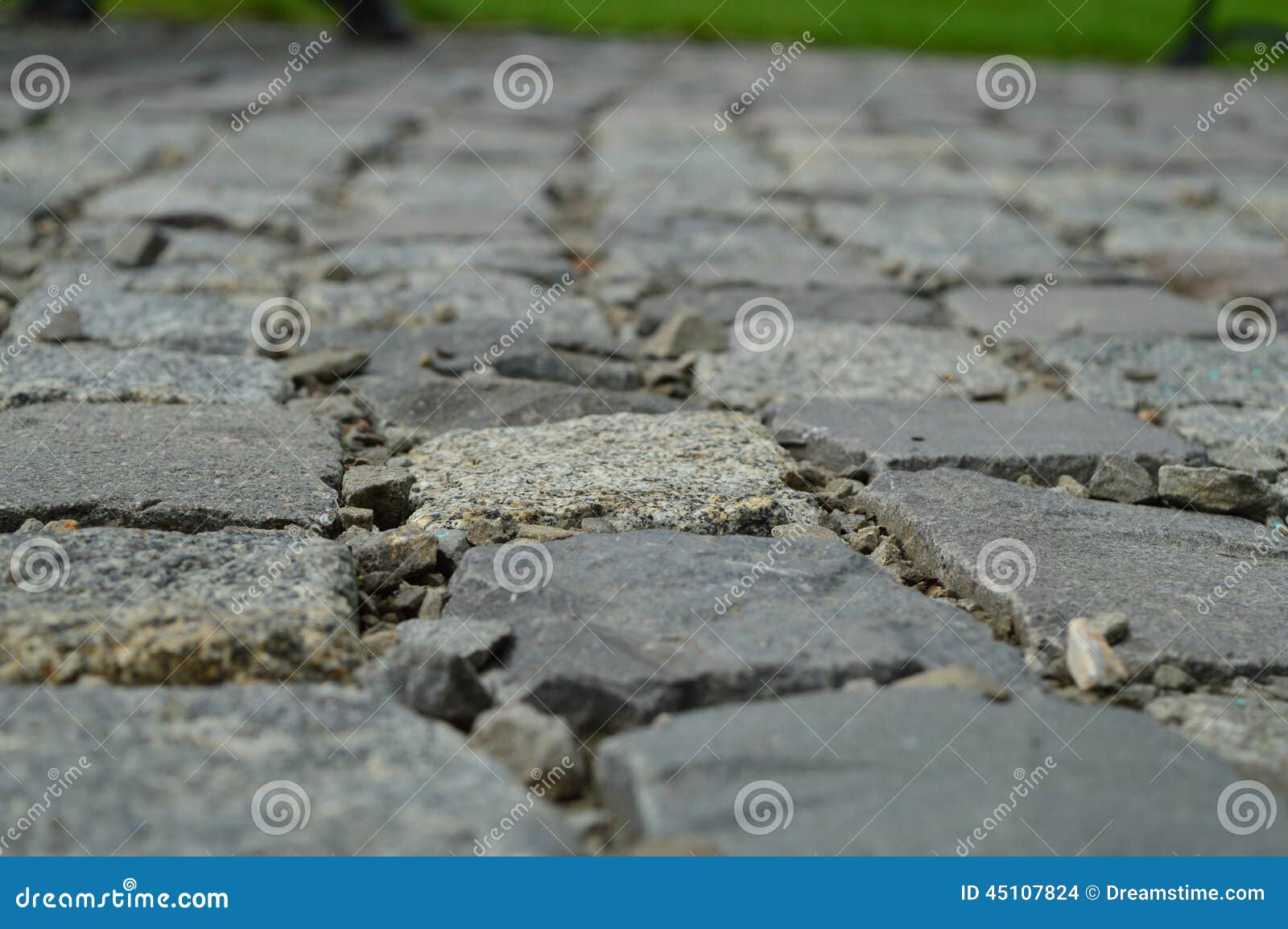 Stone walkway stock photo. Image of paving, checkered - 45107824