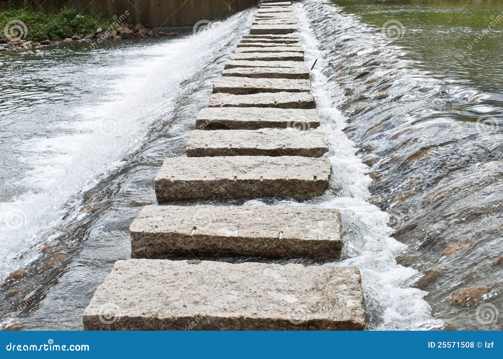 Stone walkway cross stream stock photo. Image of stone - 25571508