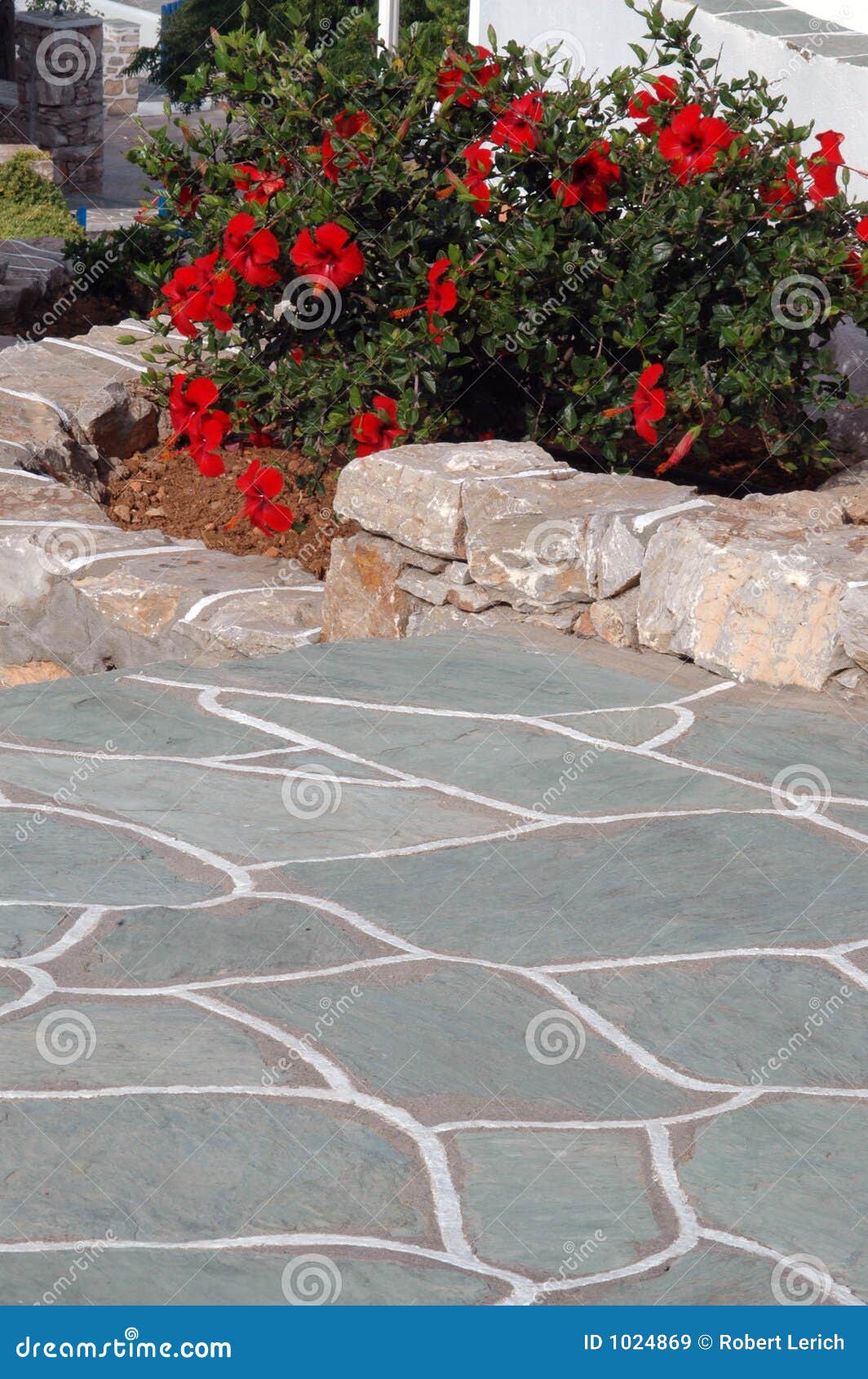 Stone Walkway Texture Seamless Patterns White Gray Background Stock ...