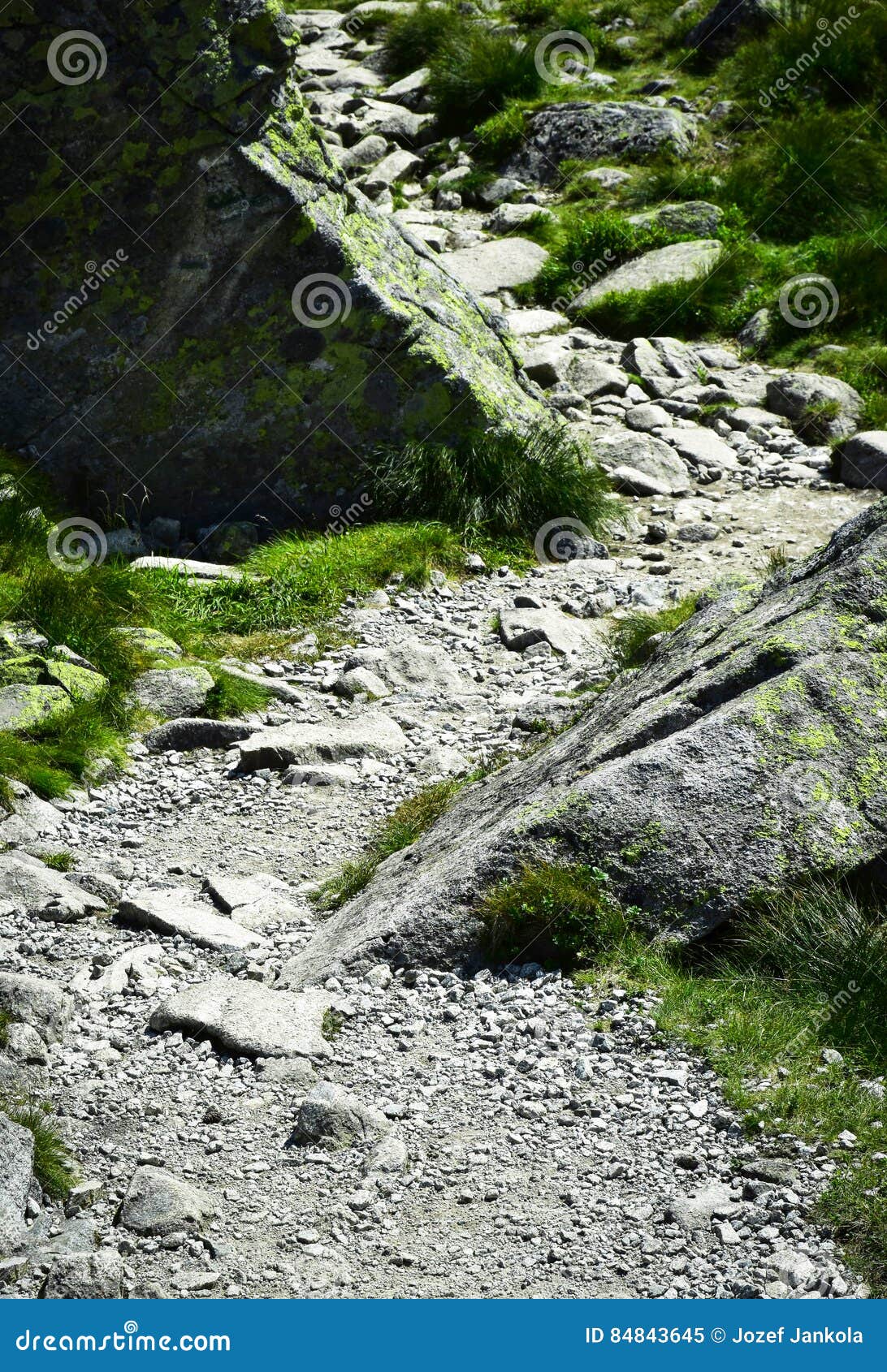 Stone Walkway in the Mountains Stock Image - Image of mountain, pathway ...