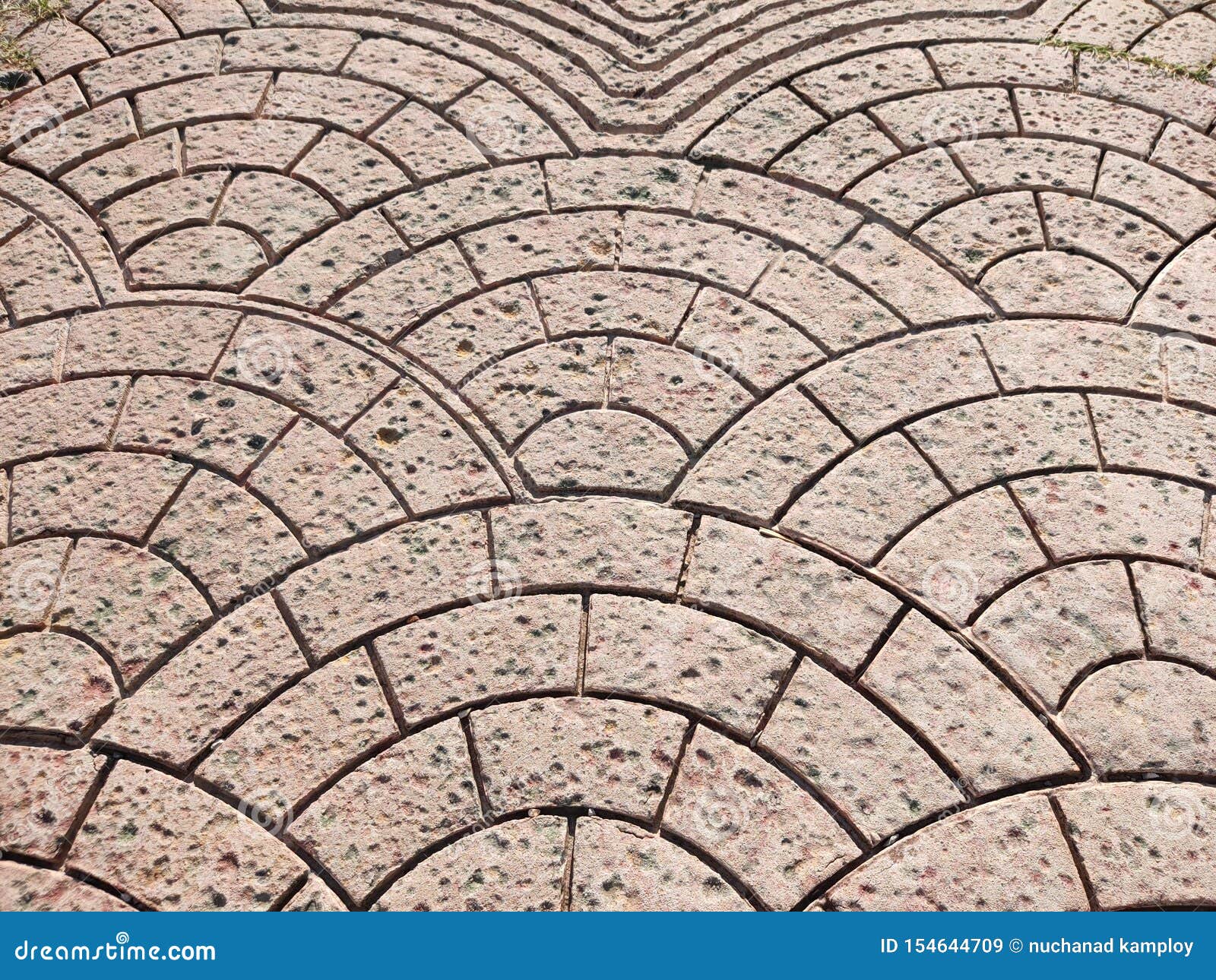 Stone Walkway Pattern in the Temple in Thailand Stock Image - Image of ...