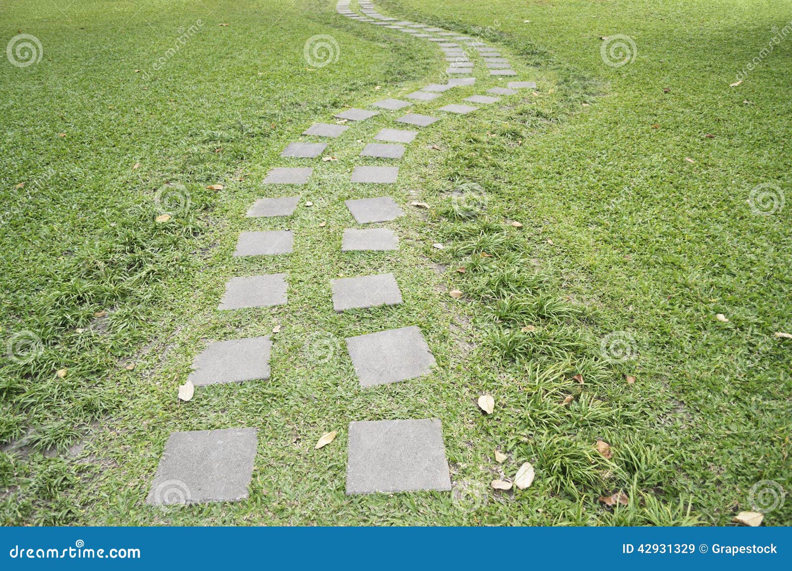 Stone walkway winding stock image. Image of peaceful - 42931329