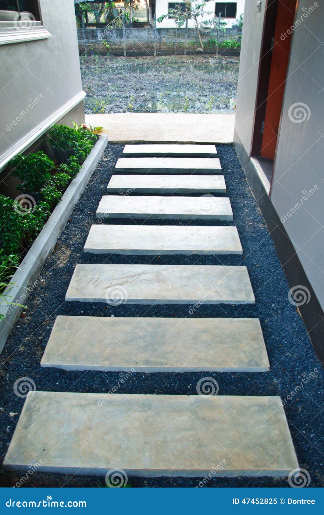 Stone walkway winding stock image. Image of footpath - 47452825