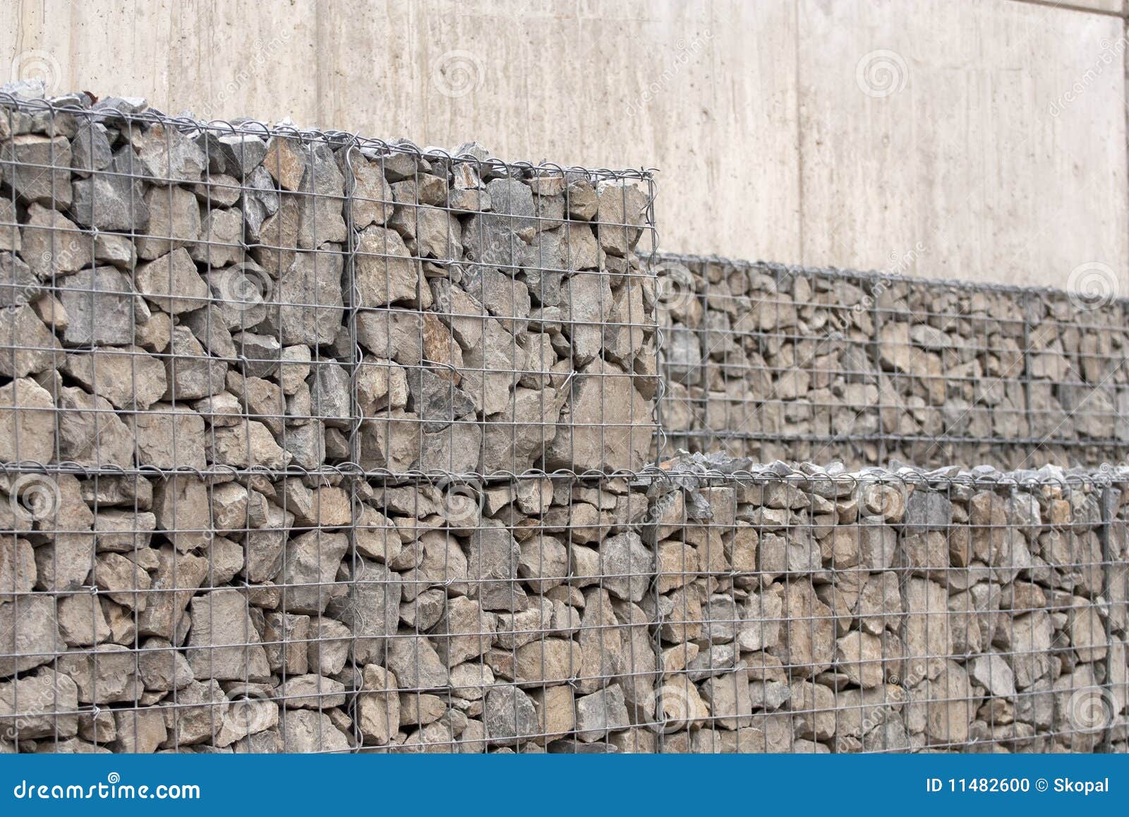 Stone wall stock photo. Image of bound, concrete, support - 11482600