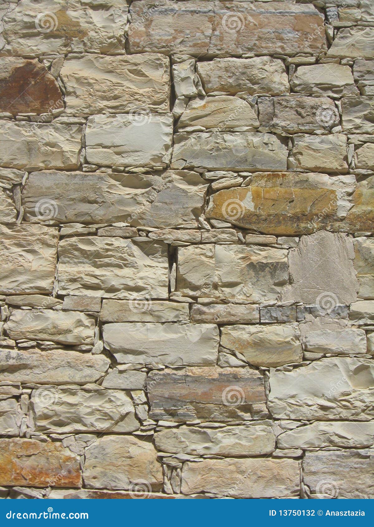 Stone wall stock photo. Image of square, architecture - 13750132