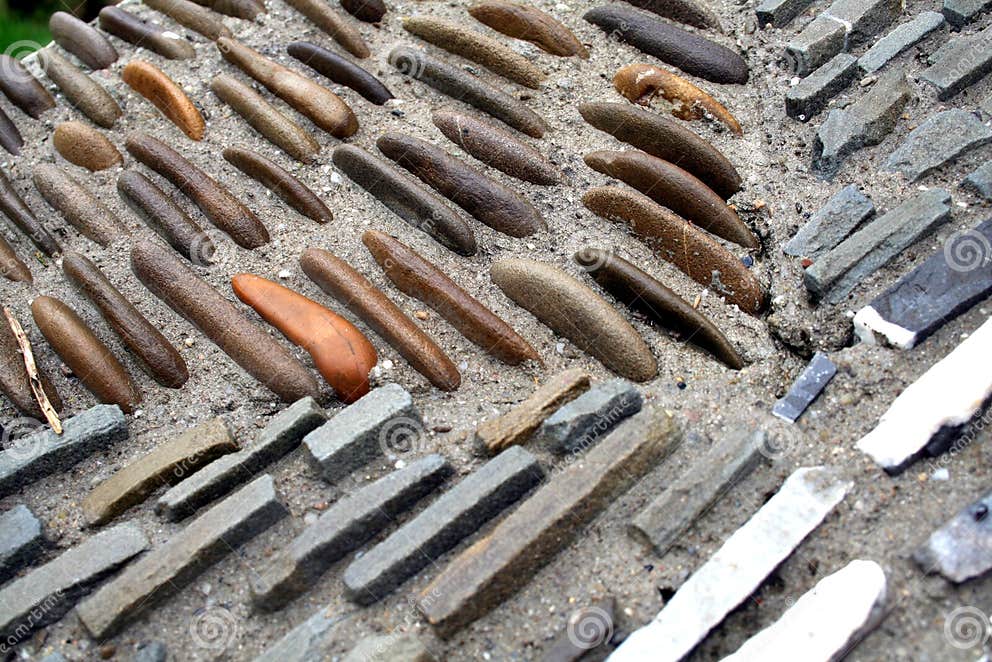 Stone wall stock photo. Image of bumpy, ground, footpath - 22455206