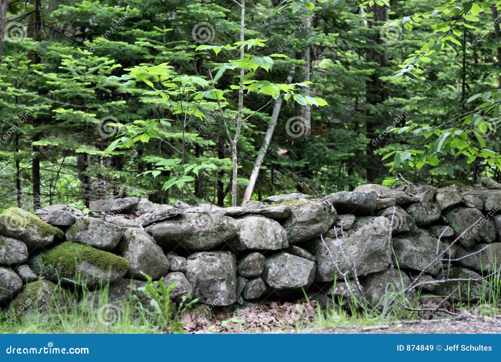 Stone wall stock image. Image of england, fence, barrier - 874849