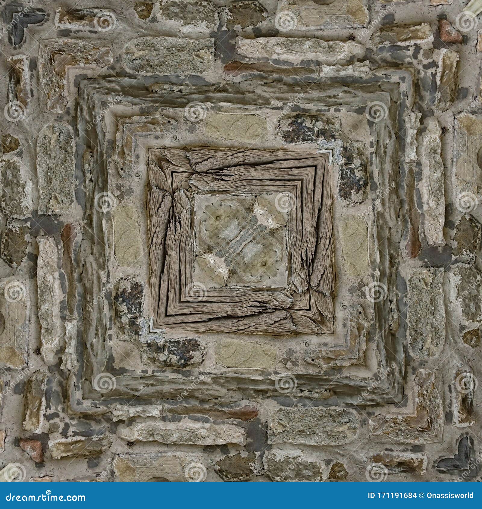 Stone Wall Abstract Creative Background Digital Art Stock Photo - Image ...