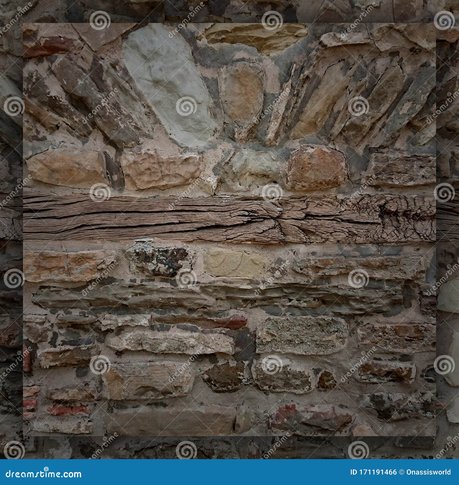 Stone Wall Abstract Creative Background Digital Art Stock Photo - Image ...