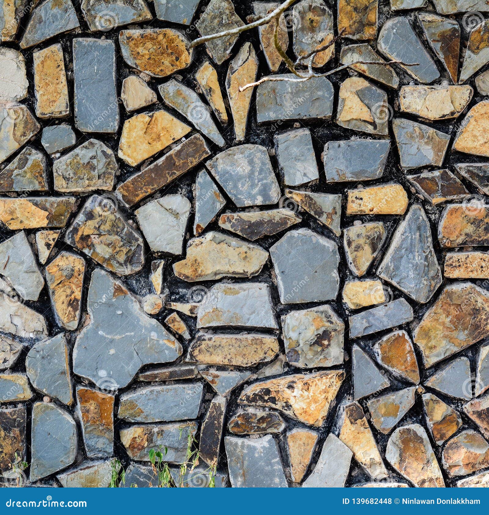 Stone Wall of Ancient Building Stock Photo - Image of antique, concrete ...