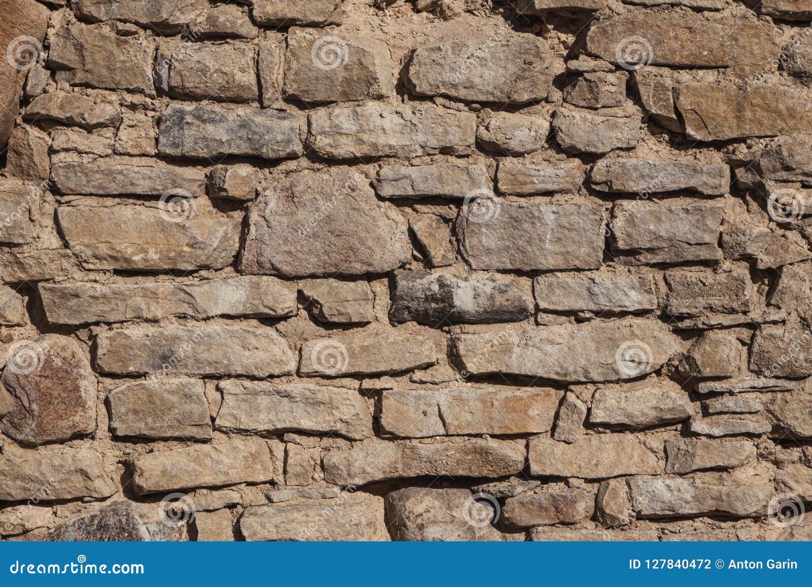 Stone Wall of an Ancient Monastery Stock Photo - Image of prison ...