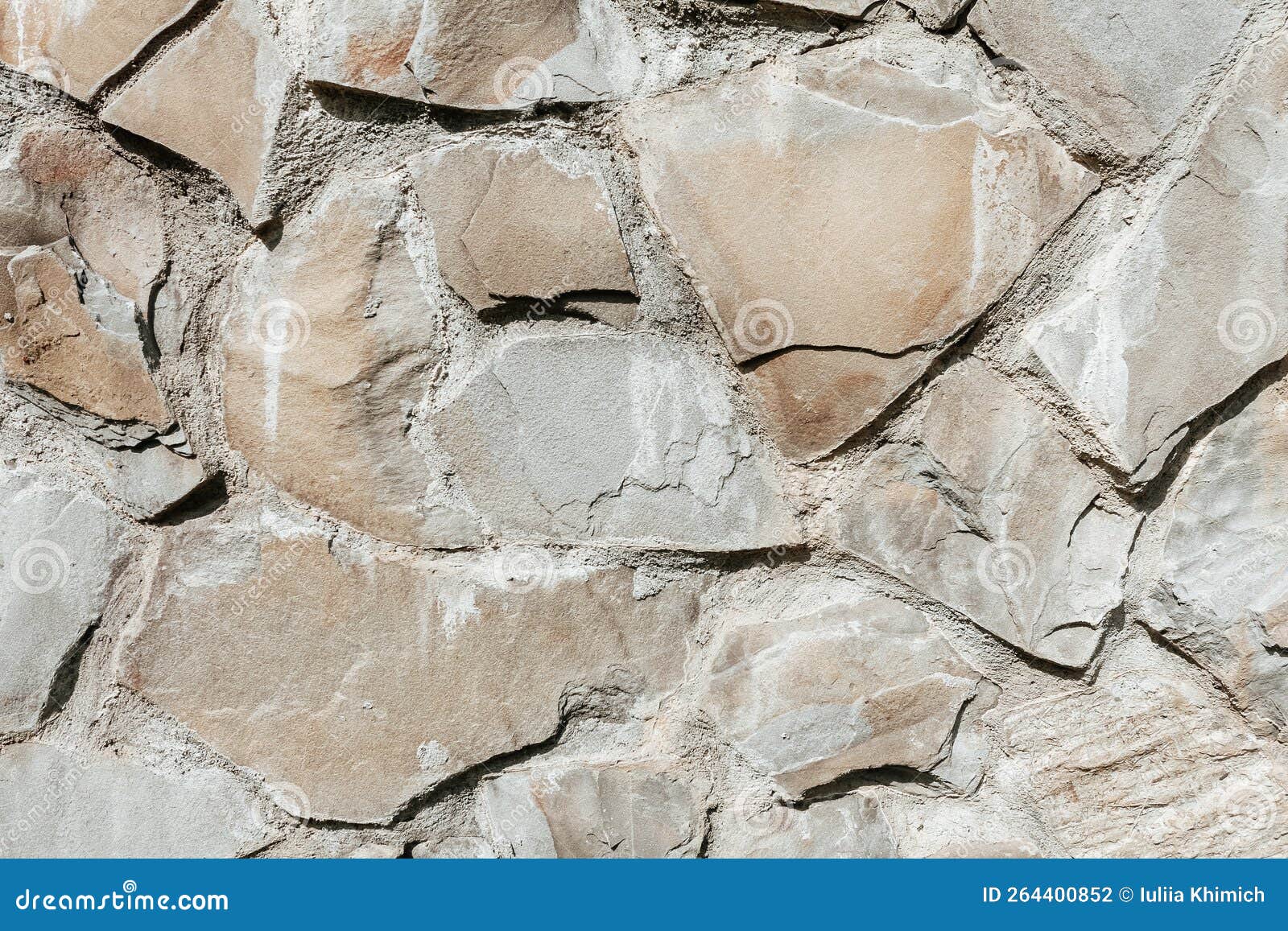 Stone Wall Background. Bumpy Beige Stone Surface. Stock Photo - Image ...