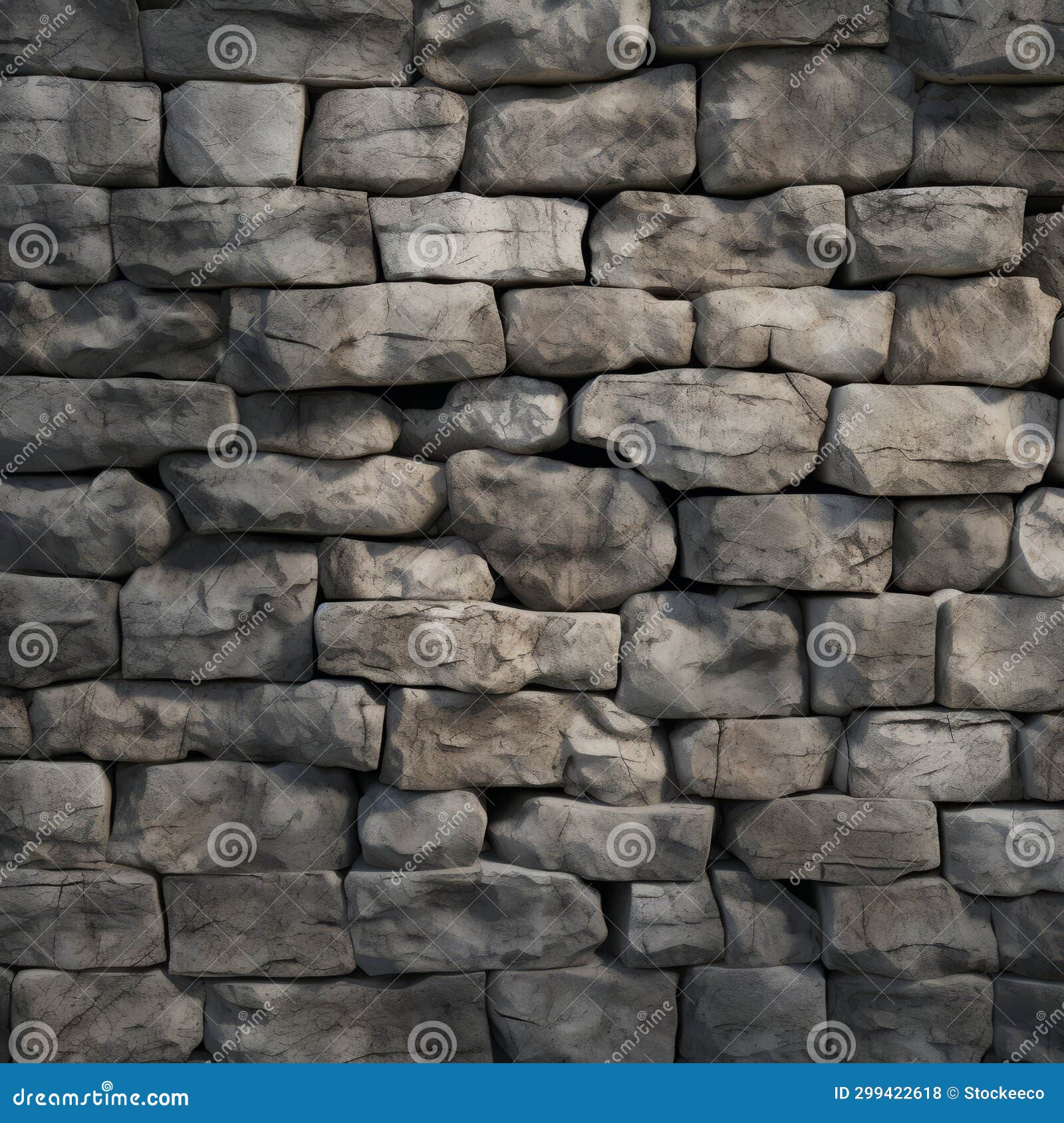Gray Stone Wall Background with Unreal Engine Rendering Stock ...