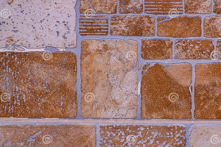Stone Wall Background. Pattern of Decorative Red Stone Wall Stock Image ...