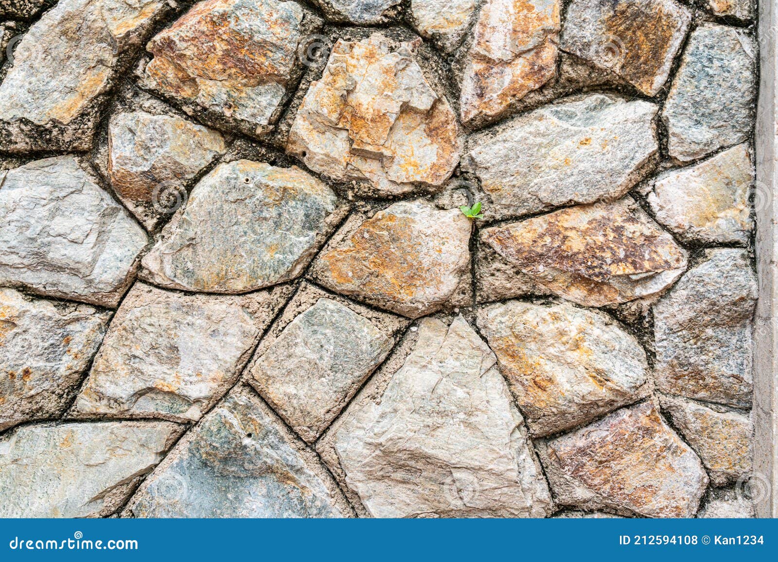 Green Weed Gravel And Asphalt Pano Royalty-Free Stock Photo ...