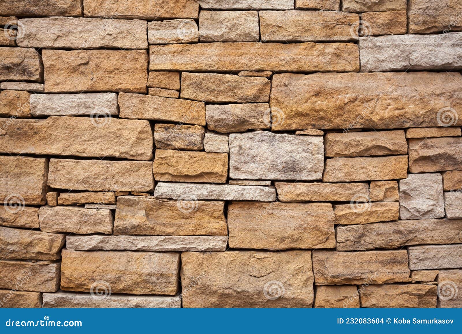 Stone Wall Background Wall Made of Cavern Rock Stock Photo - Image of ...