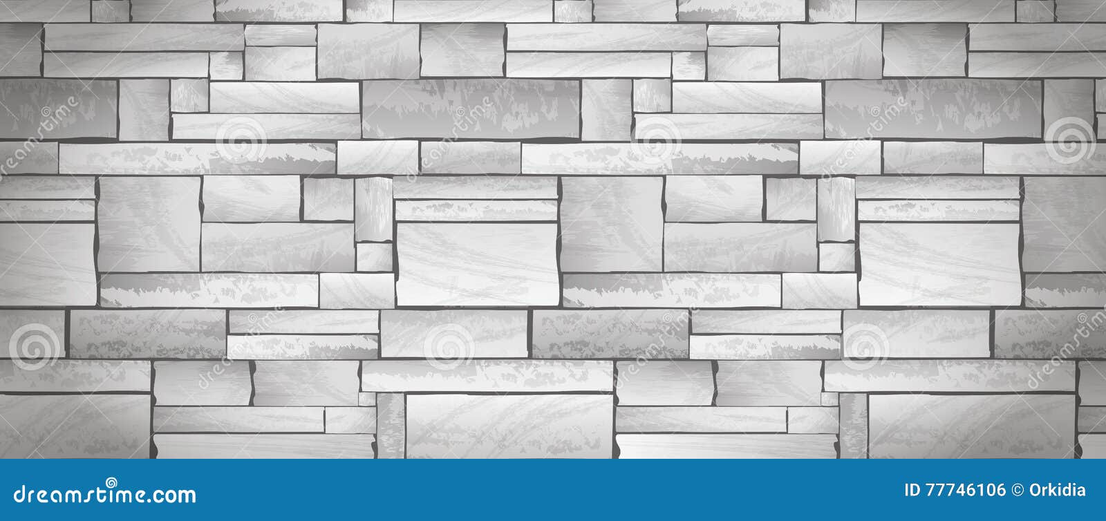 Stone wall banner stock vector. Illustration of banner - 77746106