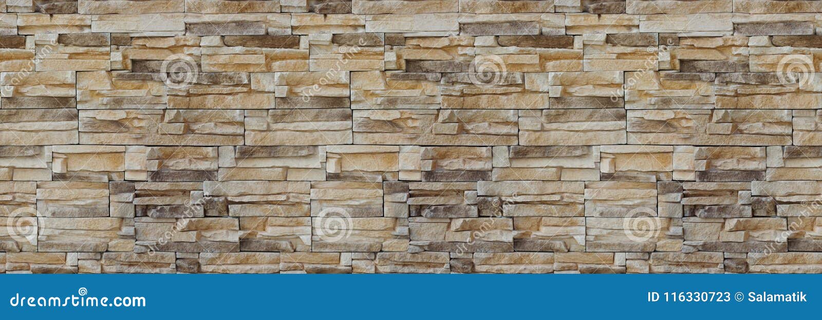 Stone Wall Brick Texture. Seamless Pattern. Background of the Sandstone ...