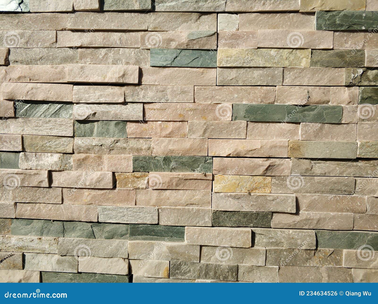 Stone Wall Brick Texture. Seamless Pattern. Background of the Sandstone ...