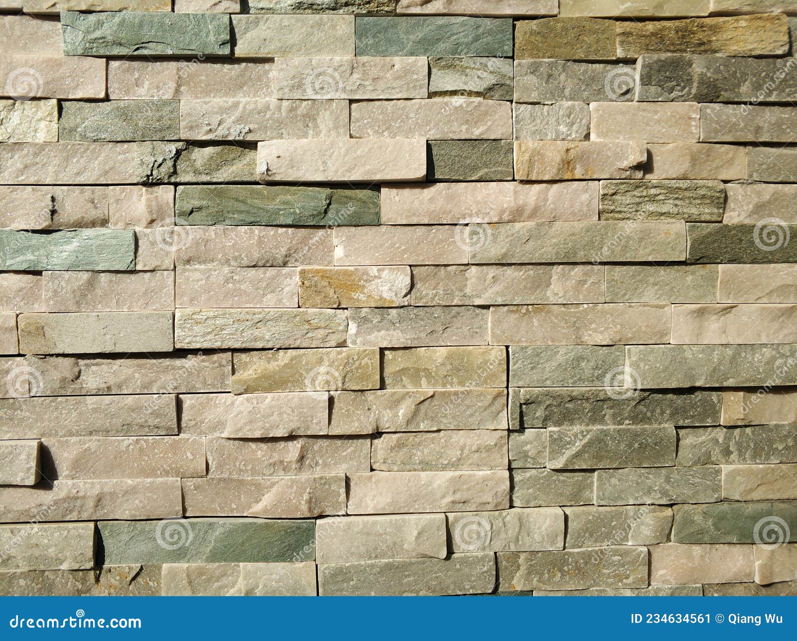 Stone Wall Brick Texture. Seamless Pattern. Background of the Sandstone ...