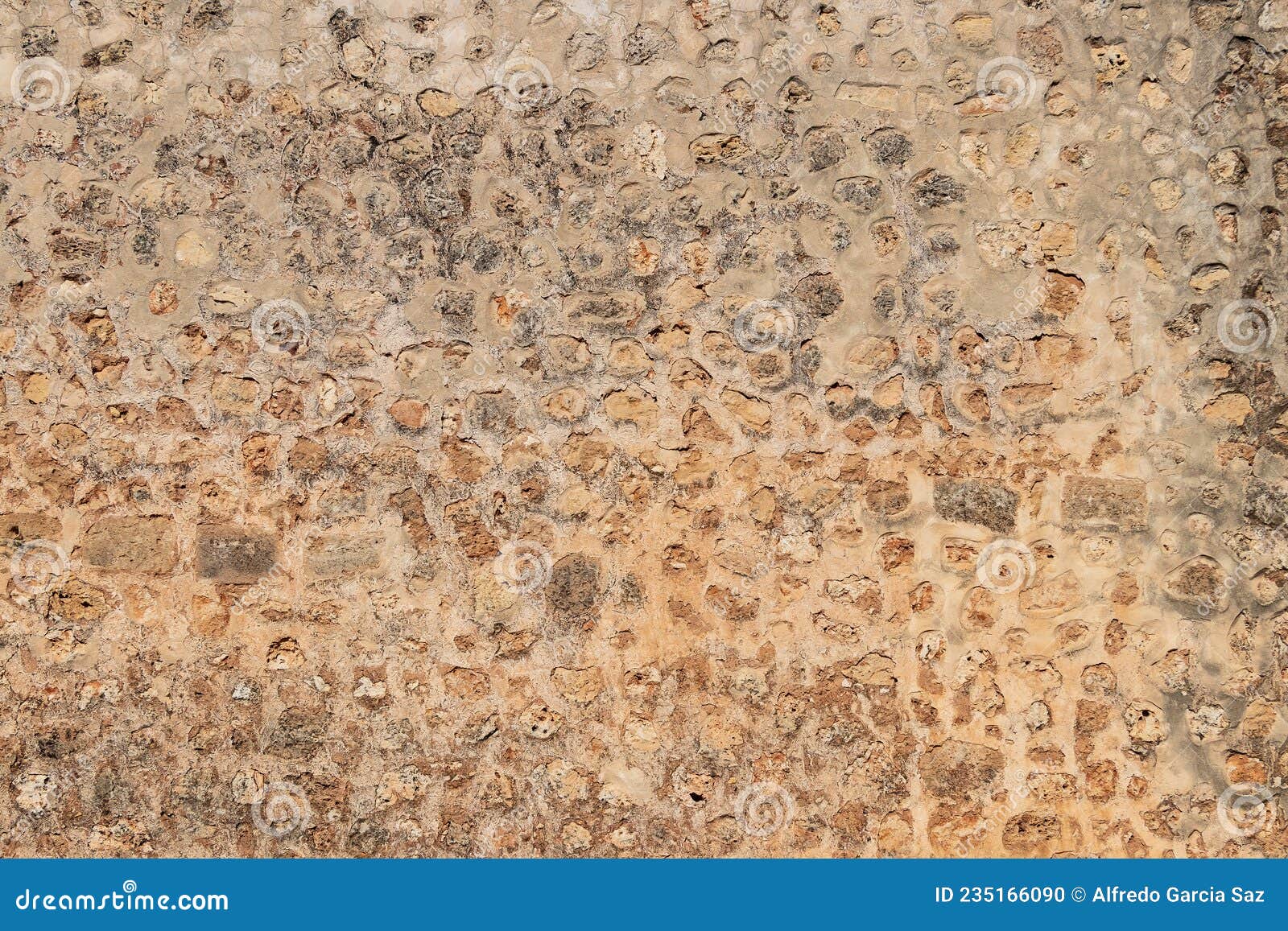 Stone Wall of a Castle for Texture Stock Photo - Image of concrete ...