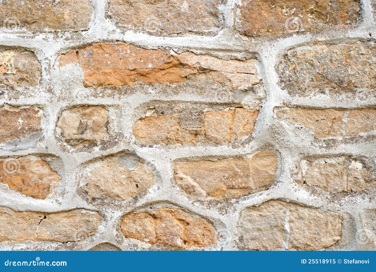 Stone wall with cement stock image. Image of aging, floor - 25518915