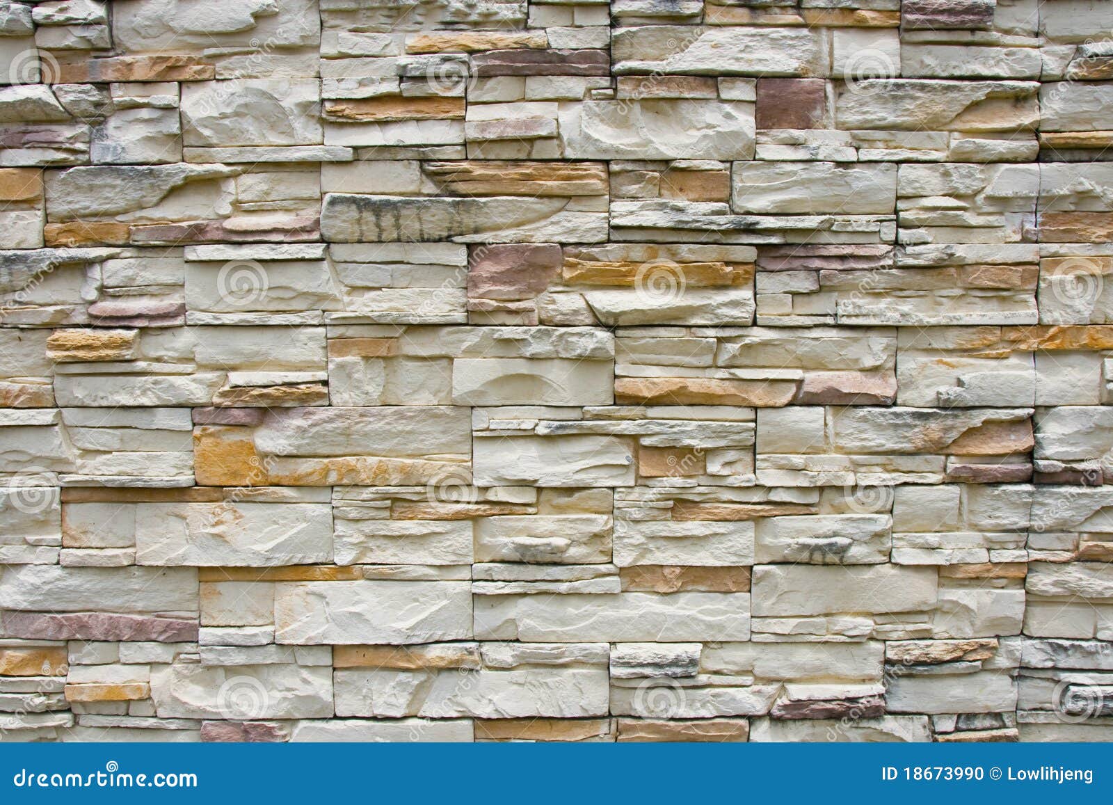 Stone wall cladding stock photo. Image of brown, exterior - 18673990