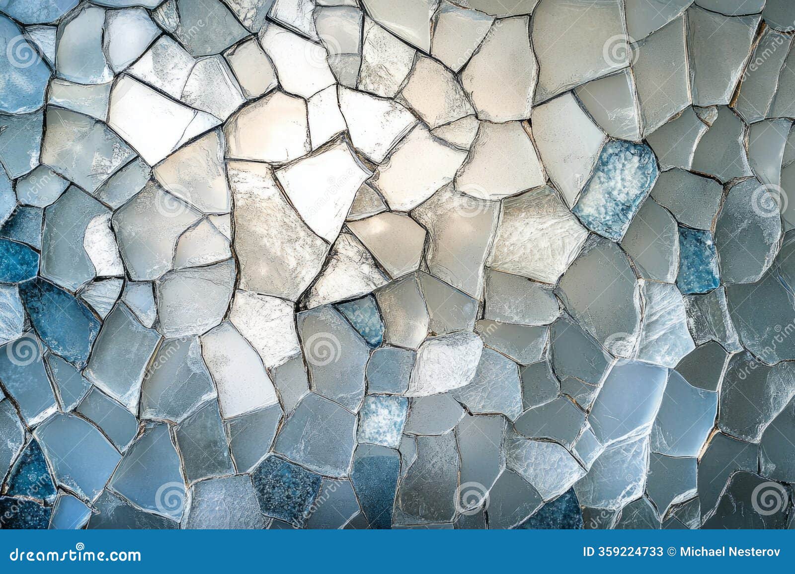 Stone Wall Cladding Creating a Decorative Pattern with Varying Shapes ...